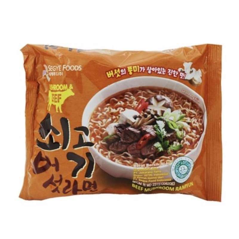 Jual Segye Mie Instan Segye Ramyun Halal Segye Foods Mie Ramyun Korea ...