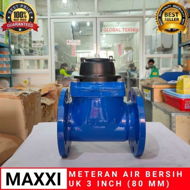 Jual Meteran Flow Air Bersih 3 Flange DN80 DN 80 DN80 MM DN80MM DN 80MM di Seller Global Teknik ...
