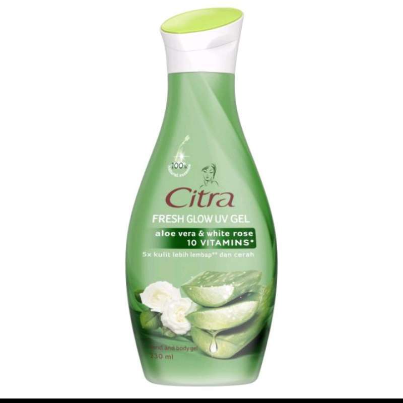 Jual Citra Fresh Glow Uv Hand & Body Gel Ukuran 230 Ml Perawatan Tubuh ...