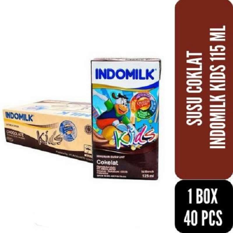 Jual Susu Indomilk Kids Susu uht kids indomilk 1 karton isi 40 RASA ...