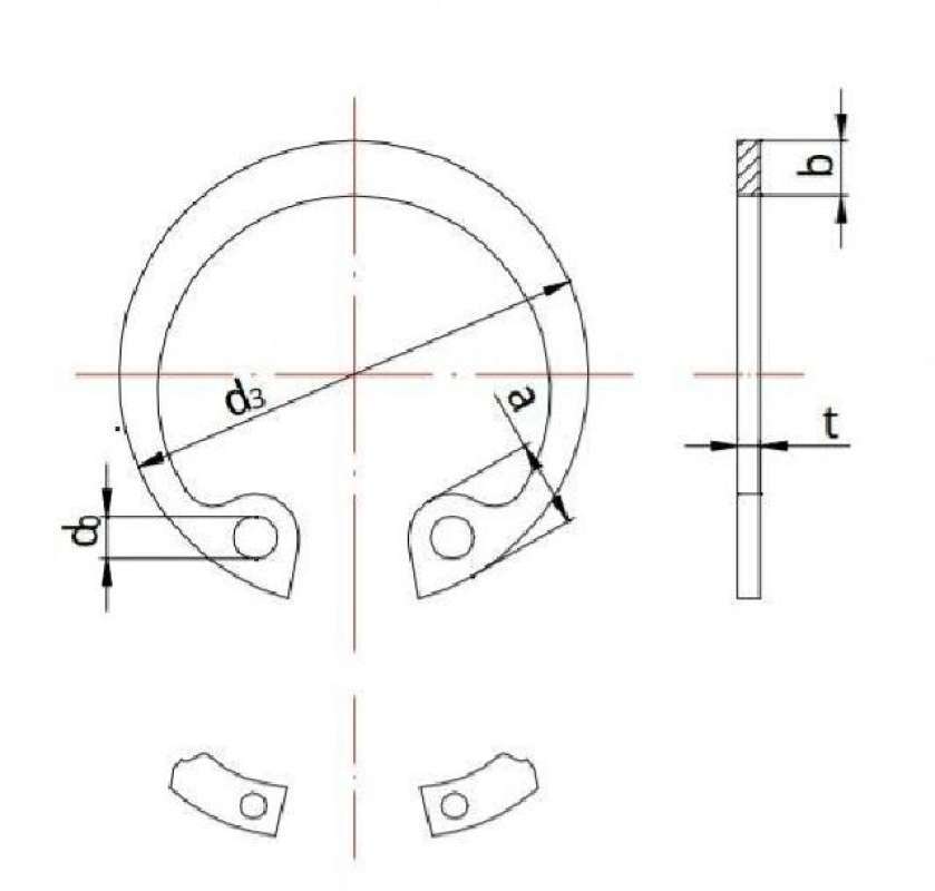 Jual H55 Snap Ring Internal / Circlip / Kep Dalam di Seller Sinar Medan ...