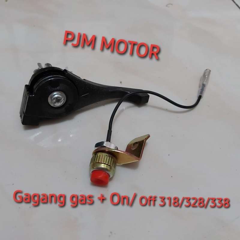 Jual Handel Gagang Gas Plus Saklar On off Mesin potong rumput 318 328 ...