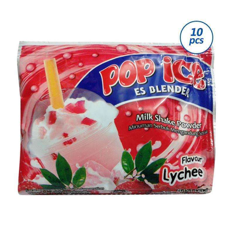 Promo POP ICE Lychee Minuman Bubuk [25 g x 10 pcs] Diskon 17% di Seller ...