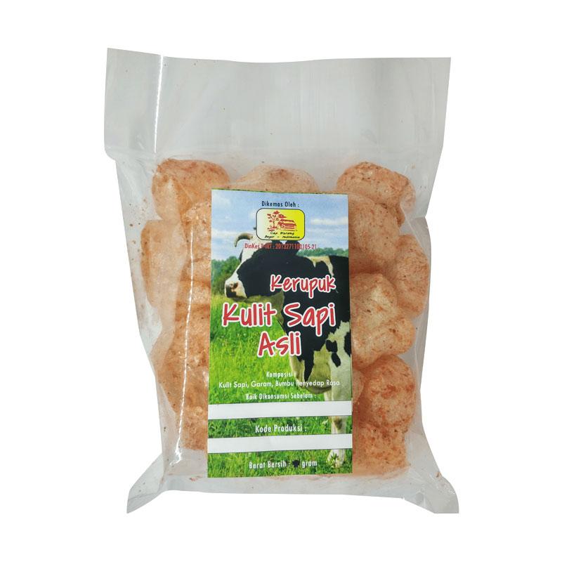 Jual Cap Warung Kerupuk Kulit Sapi Pedas Snack Makanan Ringan [50 g] di ...