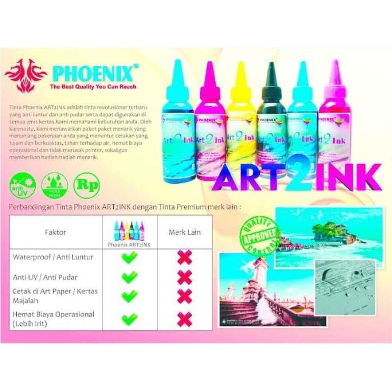 Jual Tinta Printer Phoenix Art 100ml -harga Per Pcs Maupun Perwarna Di Seller Option Com ...