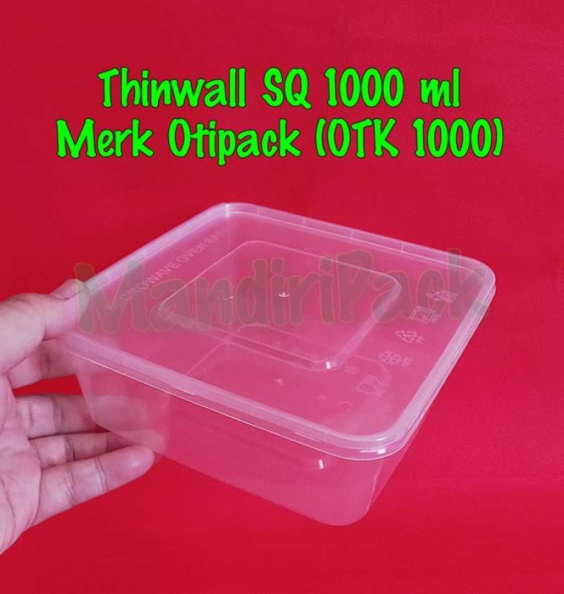 Jual Thinwall Sq 1000 Ml Otipack/Thinwall Kotak Sq 1000 Ml/Otk 1000 Isi ... Jual Thinwall Sq 1000 Ml Otipack/Thinwall Kotak Sq 1000 Ml/Otk 1000 Isi ...