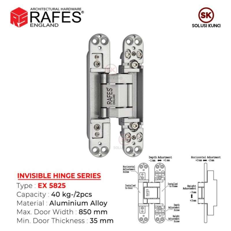 Jual Engsel Invisible Hinge Rafes England - Ex 5825 di Seller AXELLE ...
