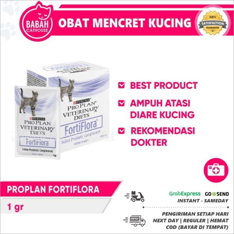 Jual Purina Fortiflora Proplan Probiotik Kucing Obat Diare Mencret Pro ...