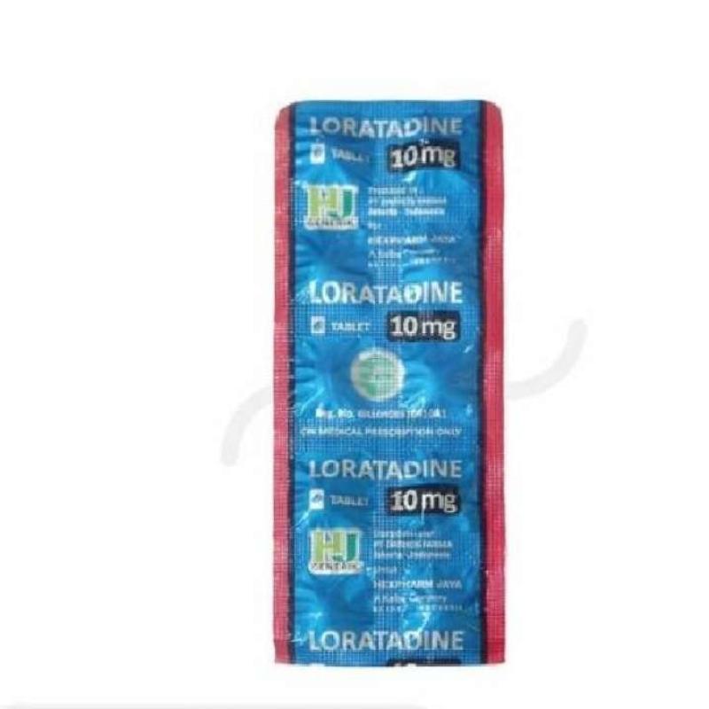 Jual Loratadine Hexpharm Jaya 10 Mg Strip 10 Tablet Di Seller Apotek ...