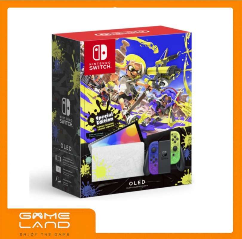 Promo Nintendo Switch Console OLED Model Splatoon 3 Special Edition ...