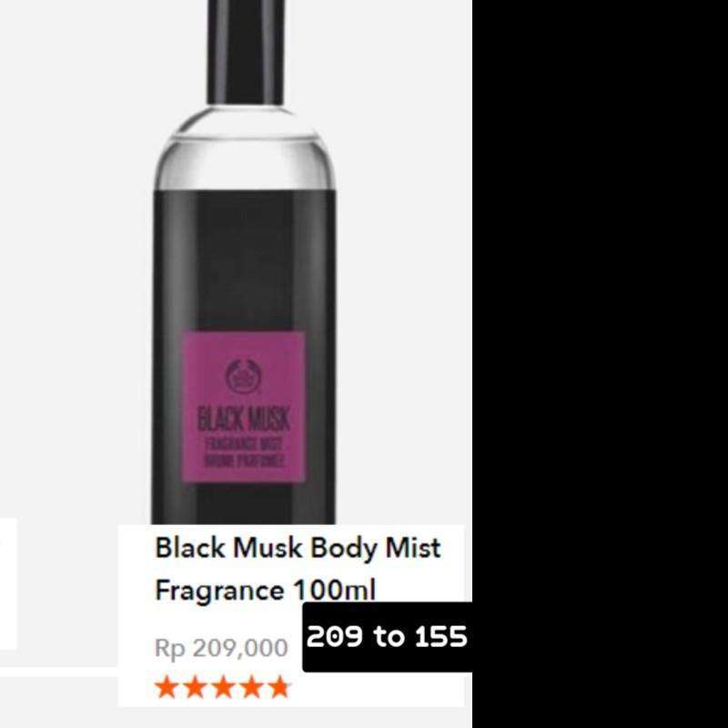 Jual THE BODY SHOP BLACK MUSK BODY MIST FRAGRANCE 100 ML di Seller ...