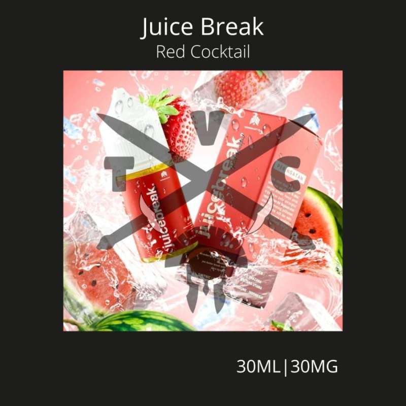 Jual Liquid Juice Break Saltnic salt nic red mocktail 30ml 30mg juicebreak di Seller Athena ...