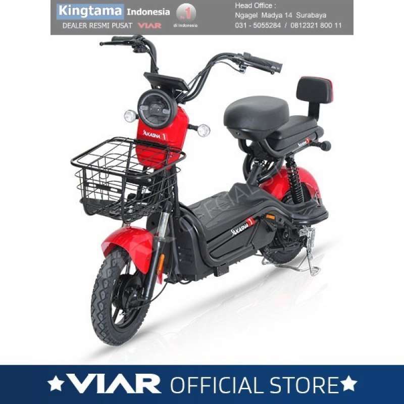 Jual Sepeda Listrik VIAR AKASHA 1 - PROMO - ORIGINAL - Hitam di Seller ...