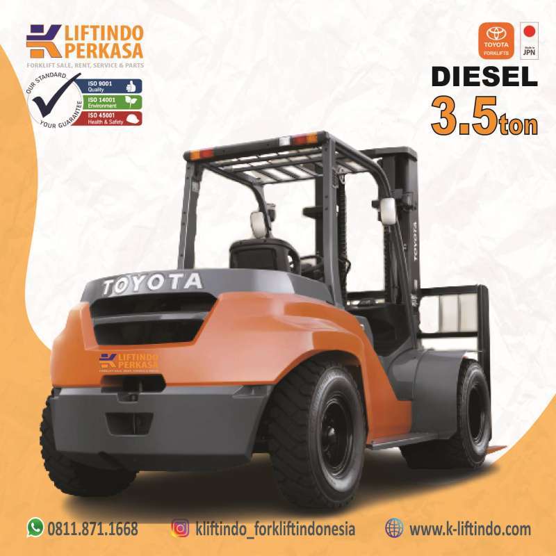 Jual RENTAL FORKLIFT DIESEL SEWA FORKLIFT DIESEL FORKLIFT BARU TOYOTA ...