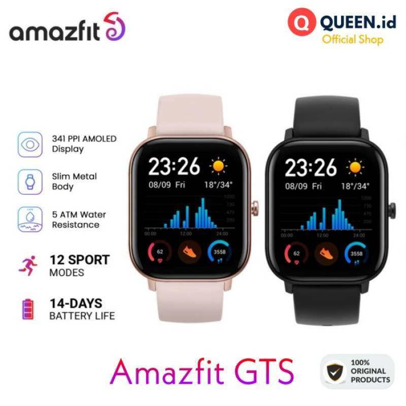 Promo Amazfit Gts Smartwatch Amoled Display Gps Smart Watch Garansi ...