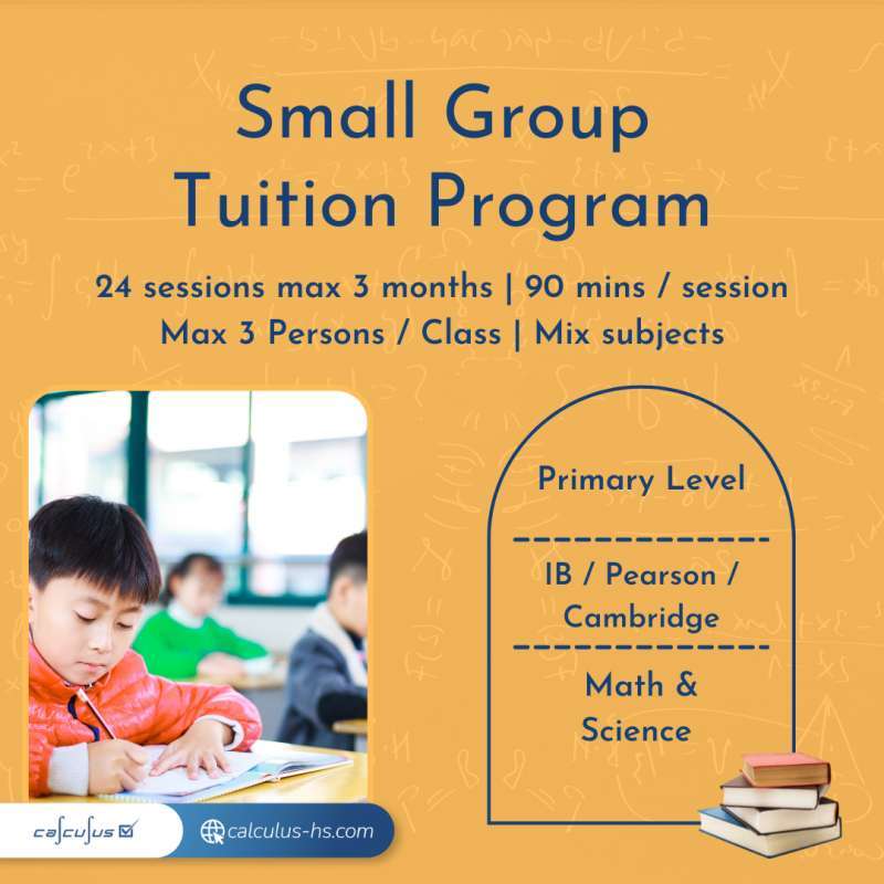Promo Calculus Tutorial Small Group Program - Primary Diskon 10% di Seller Calculus Home ...