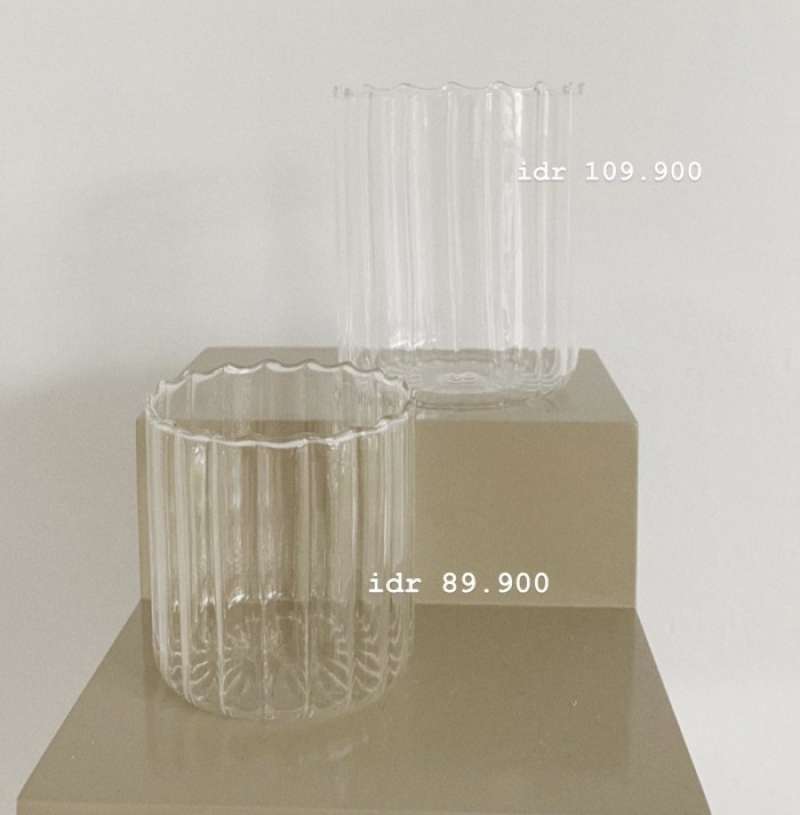 Promo Nami Glass - Gelas Kaca Ala Korea Diskon 12% di Seller fauziana ...