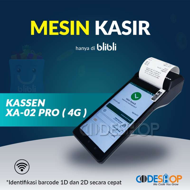 Jual Pos System Mesin Kasir Kassen Xa-02 Pro Wifi Di Seller Codeshop ...