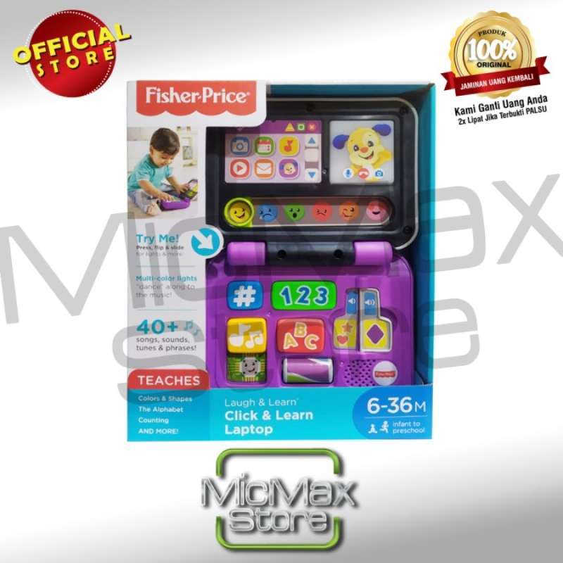 Promo Fisher Price Laugh & Learn Click & Learn Laptop Mainan Edukasi ...