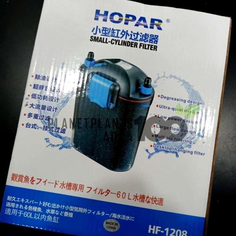 Promo Free Ongkir Hopar Small Cylinder Filter Hf-1208 Aquarium ...