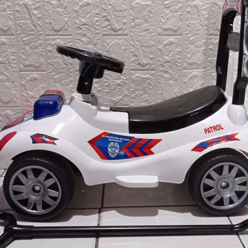 Jual Mobil Dorong Anak Polisi Musik/Lampu/SNI/2M di Seller Restu Toys ...