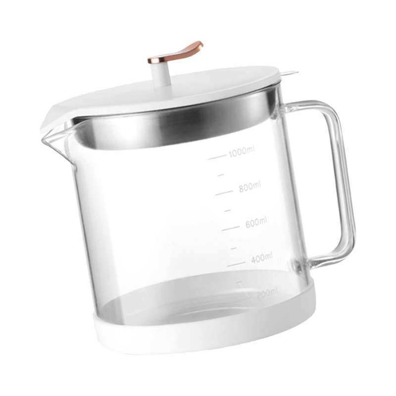 Promo Transparent Oil Bottle with Filter Storage Tank 1L Fat Separator ...