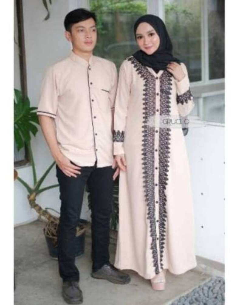 Promo JESLA FASHION KIRANA COUPLE MOSSCRAPE APLIKASI RENDA DAPAT GAMIS ...