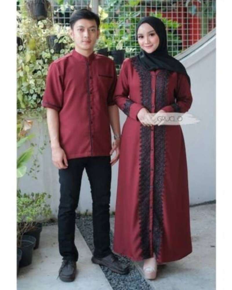 Promo JESLA FASHION KIRANA COUPLE MOSSCRAPE APLIKASI RENDA DAPAT GAMIS ...