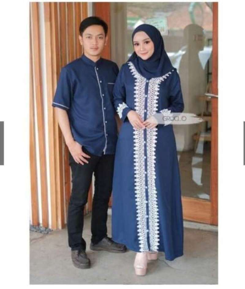 Promo JESLA FASHION KIRANA COUPLE MOSSCRAPE APLIKASI RENDA DAPAT GAMIS ...