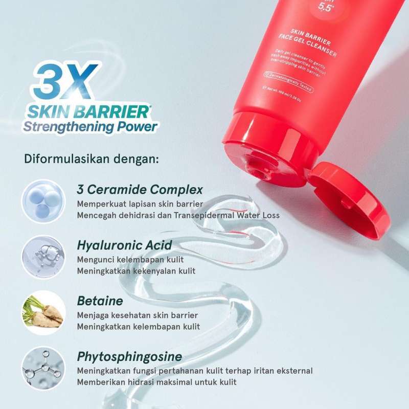 Jual DEAR ME BEAUTY Skin Barrier Face Gel Cleanser - BPOM ORIGINAL di ...