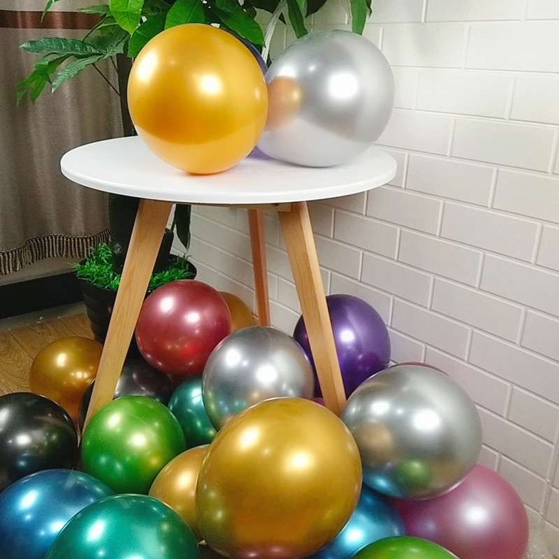 Promo Alimama - BALON CHROME 12 INCH - Baloon Latex Double Metalik ...