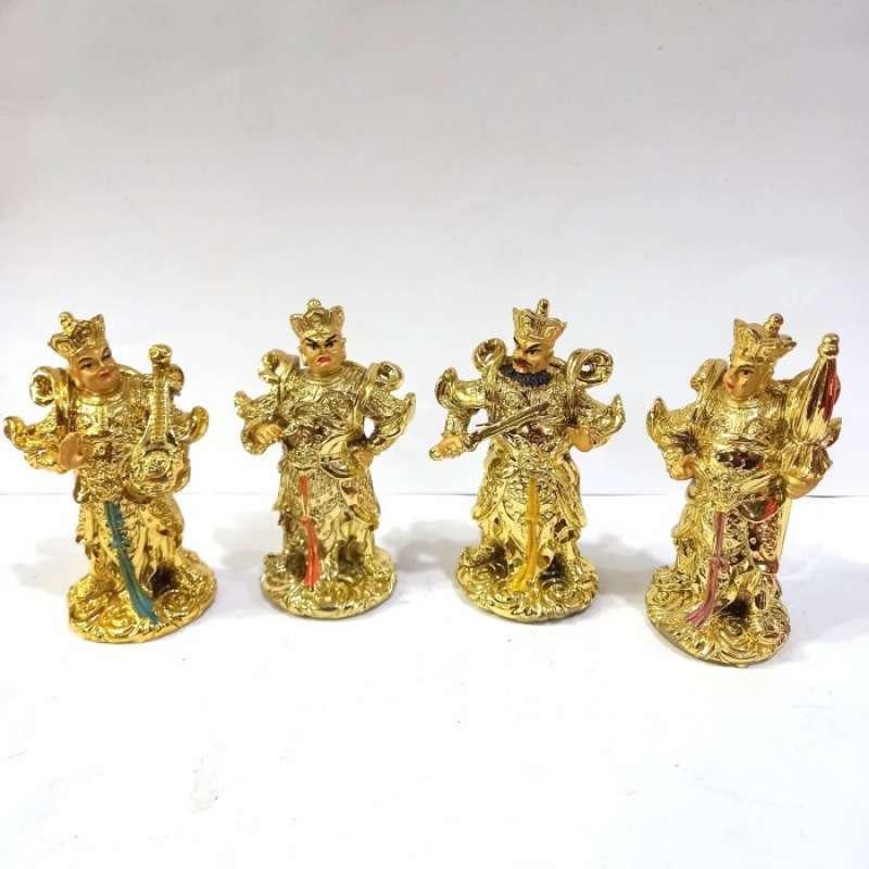 Jual Patung Mini Empat Raja Langit (se Ta Tian Wang) Fiber Mas Uk 3 ...