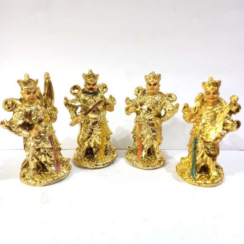 Jual Patung Mini Empat Raja Langit (se Ta Tian Wang) Fiber Mas Uk 3 ...
