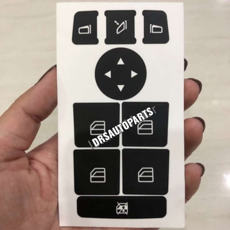 Promo Sticker stiker switch power window mercedes benz w204 w212 cla ...