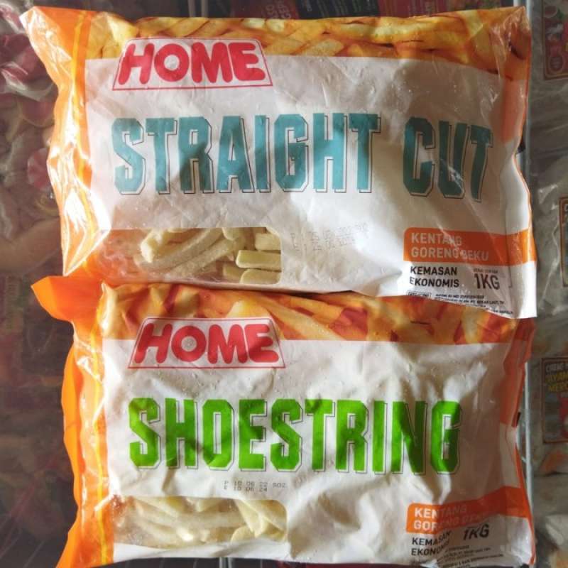 Jual Home Kentang Goreng Shoestring 1kg | Kentang Goreng Straight Cut ...