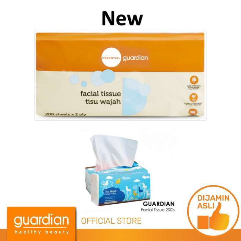 Promo Guardian Essential Facial Tissue 200S Diskon 40% di Seller ...