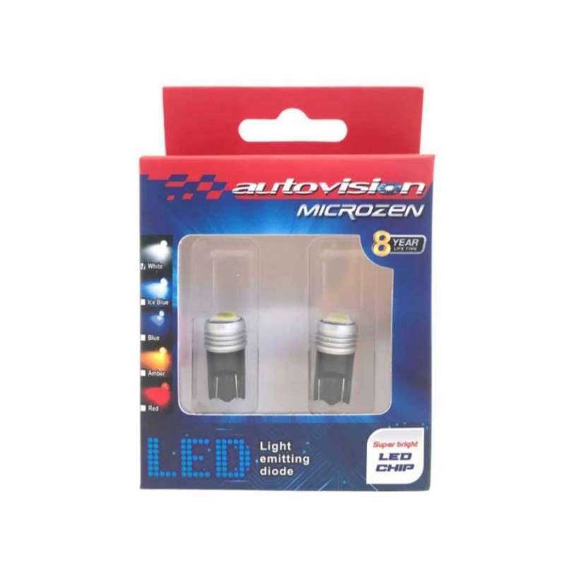 Jual Lampu LED Autovision T10 CSP Dome Bulb Canbus White Putih 2 Watt ...