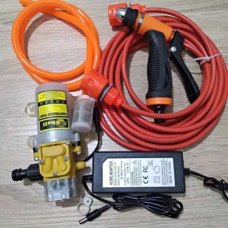 Promo Paket Cuci Motor Mobil Pompa Shell Dan Adaptor 5A Diskon 10% di ...