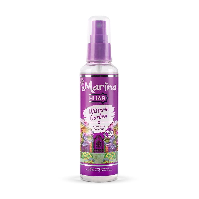 Jual Marina Hijab Wisteria Garden Body Mist Cologne - Purple [100 mL ...