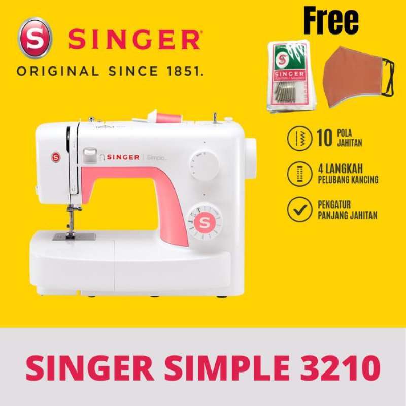 Jual Mesin Jahit Singer Simple Series 3210 Di Seller Mesin Jahit Singer ...