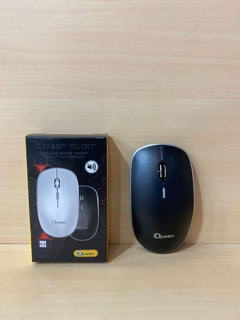 Jual Mouse Murah Quanex W338 4d Silent Wireless Mouse - Garansi 6 Bulan ...