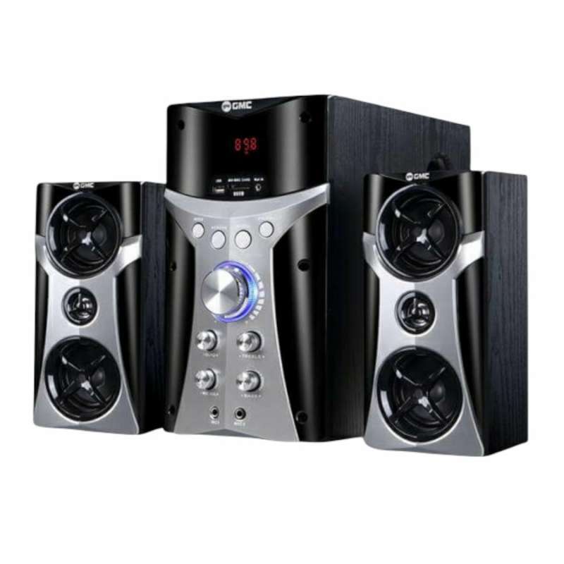 Jual Speaker Aktif GMC 885B Bluetooth Karaoke Aux Super Big Bass ...