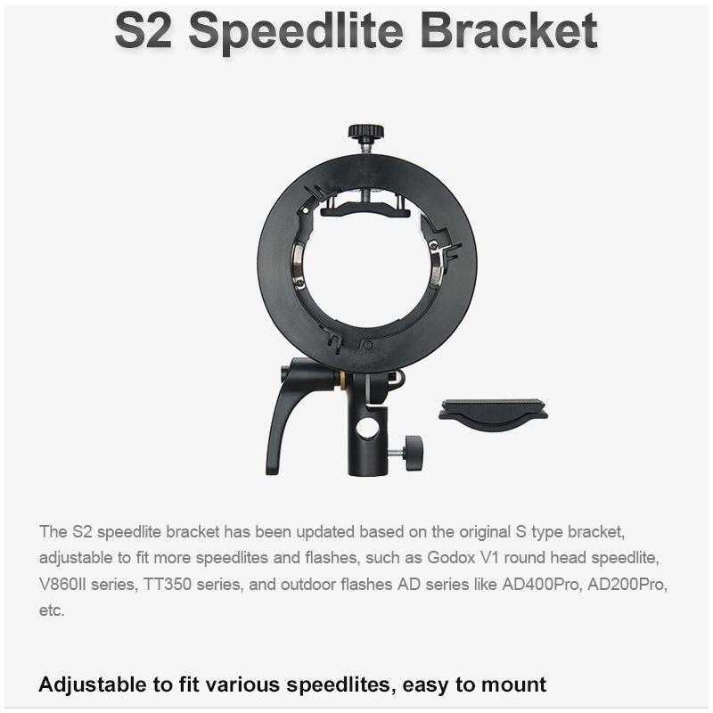 Jual Godox S2 Type Bracket Bowens Mount For Speedlite Di Seller Doss ...