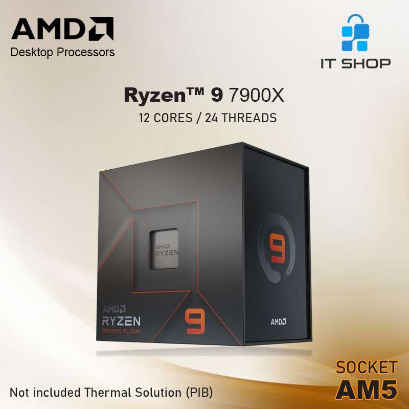 Jual Processor Amd Am5 Ryzen 9 7900x Di Seller It Shop Official Store ...