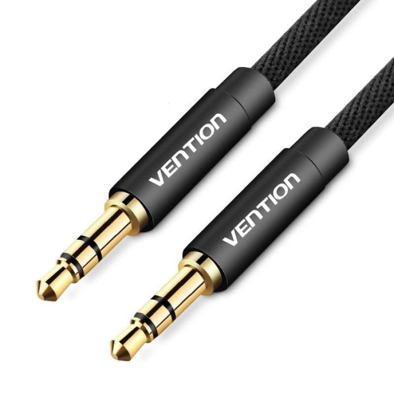 Jual Kabel Audio AUX Speaker 3.5mm Male to Male Fabric Copper Vention ...