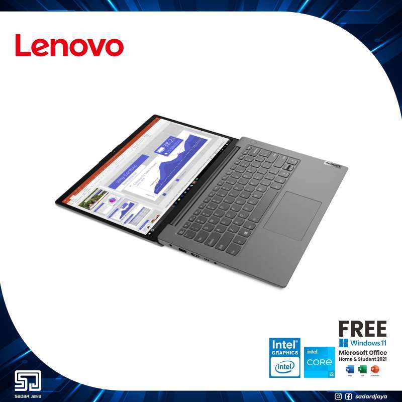 Jual Lenovo V14 G2 Itl 82ka0180id Iron Grey [intel Core I3-1115g4, 4gb ...