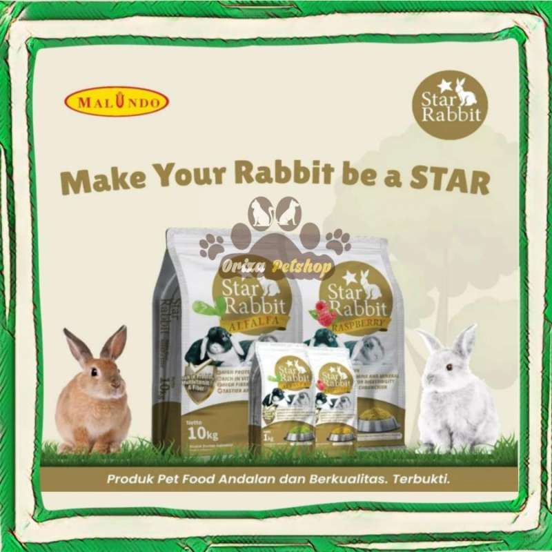Jual Pakan Kelinci Star Rabbit Food 1 Kg Freshpack Premium Setara Skr ...