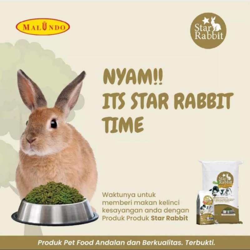 Jual Pakan Kelinci Star Rabbit Food 1 Kg Freshpack Premium Setara Skr ...