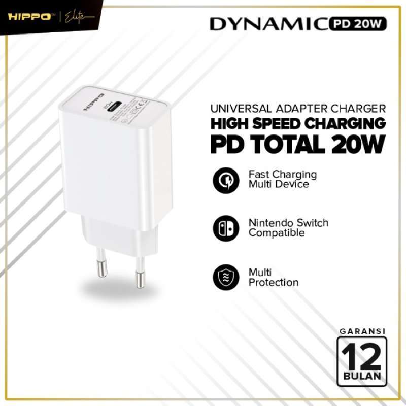 Jual Hippo Dynamic Adaptor Charger PD Quick Fast Charging PD 20 W di ...