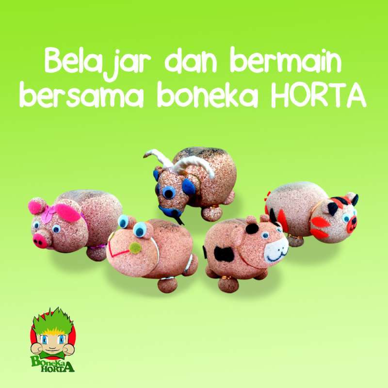 Promo Horta Boneka Rumput - Kegiatan Menumbuhkan - Seri Hewan - Monyet ...